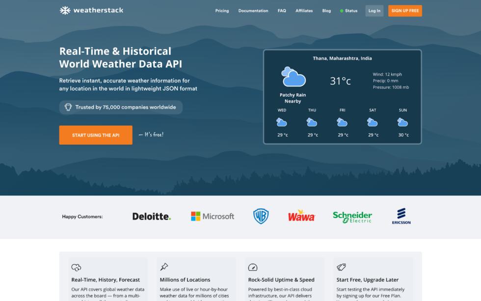 Build a JavaScript Weather App with Weatherstack Today